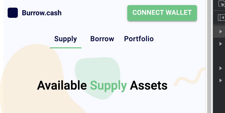 Navigation is not clickable in mobile view · Issue #147 · NearDeFi/burrow-cash · GitHub