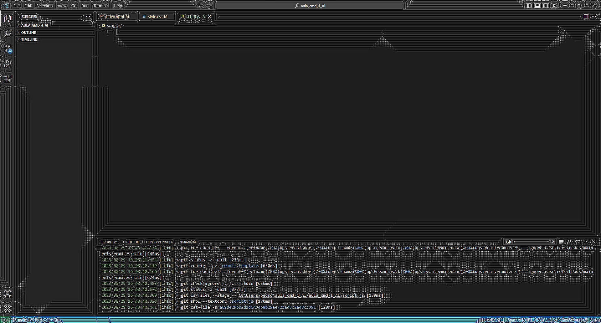 Meu vscode fica com linhas e grandes manchas brancas quando eu escrevo ou fico muito tempo ...