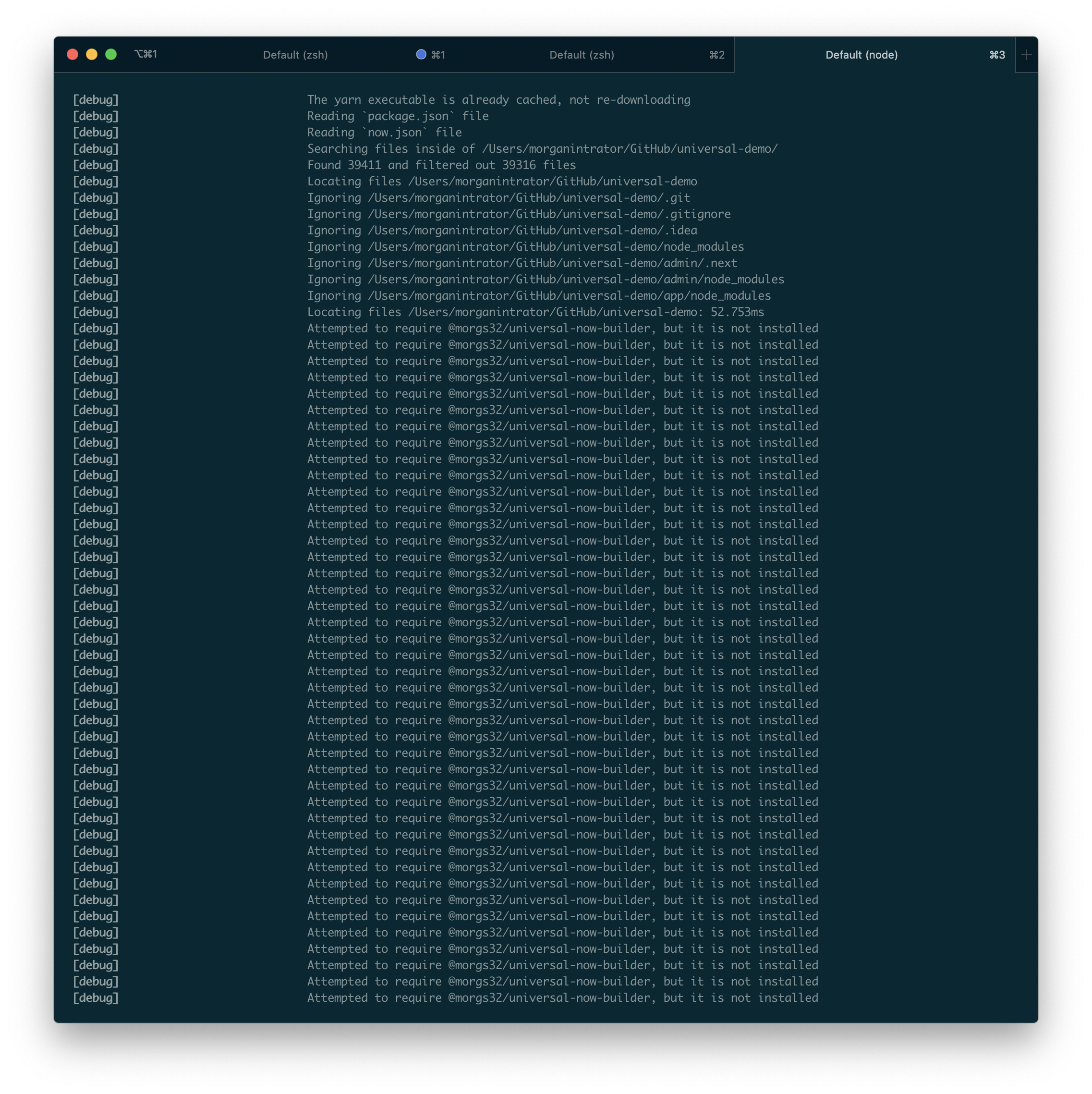 `now Dev` Not Ignoring Built Files Sometimes Rebuilding · Issue 2888 · Vercelvercel · Github