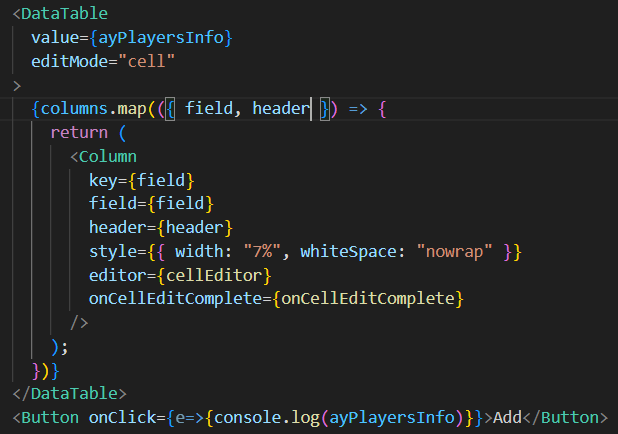 Datatable Cell Edit Support Dropdown · Issue 2666 · Primefacesprimereact · Github