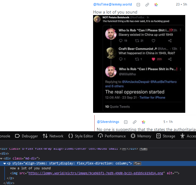 Align comment-text correctly when image is included in comment · Issue #1281 · LemmyNet/lemmy-ui ...