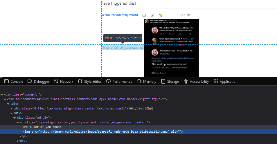 Align comment-text correctly when image is included in comment · Issue #1281 · LemmyNet/lemmy-ui ...