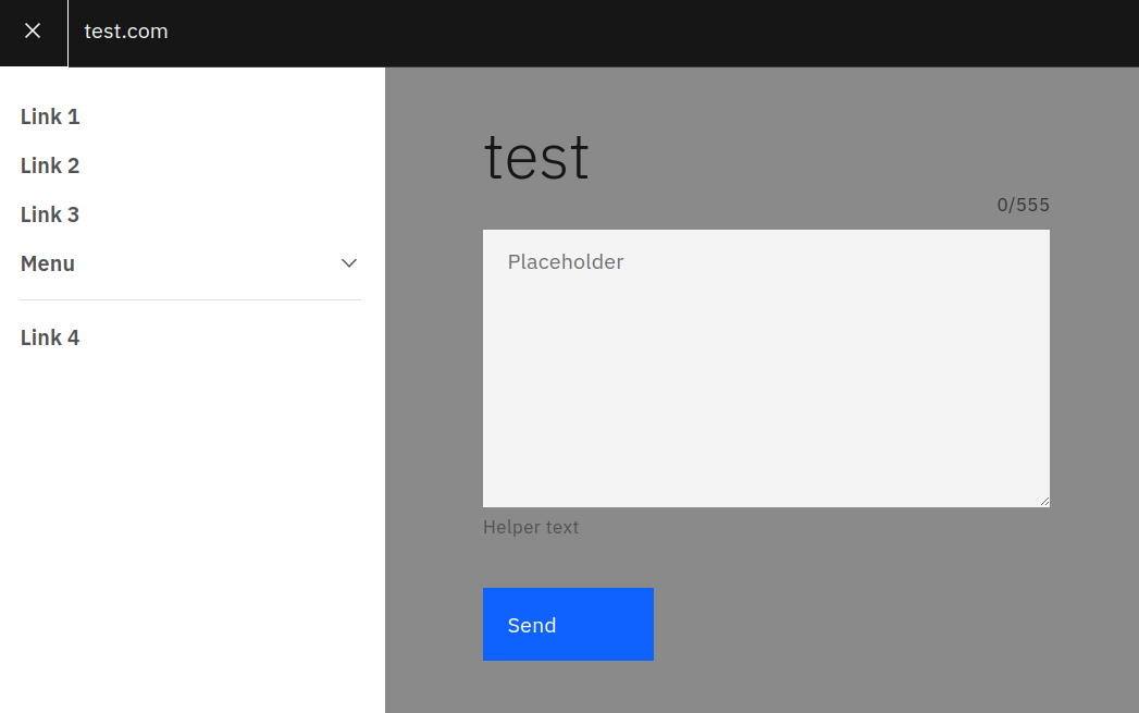 Background color of Tile is not getting darkened by open SideNav ...