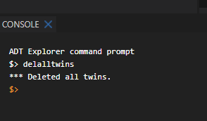 'delalltwins' console command requires twin id · Issue #100 · Azure-Samples/digital-twins ...