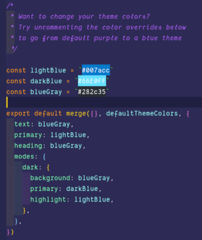 Theme blog colors.js logic · Issue #15781 · gatsbyjs/gatsby · GitHub