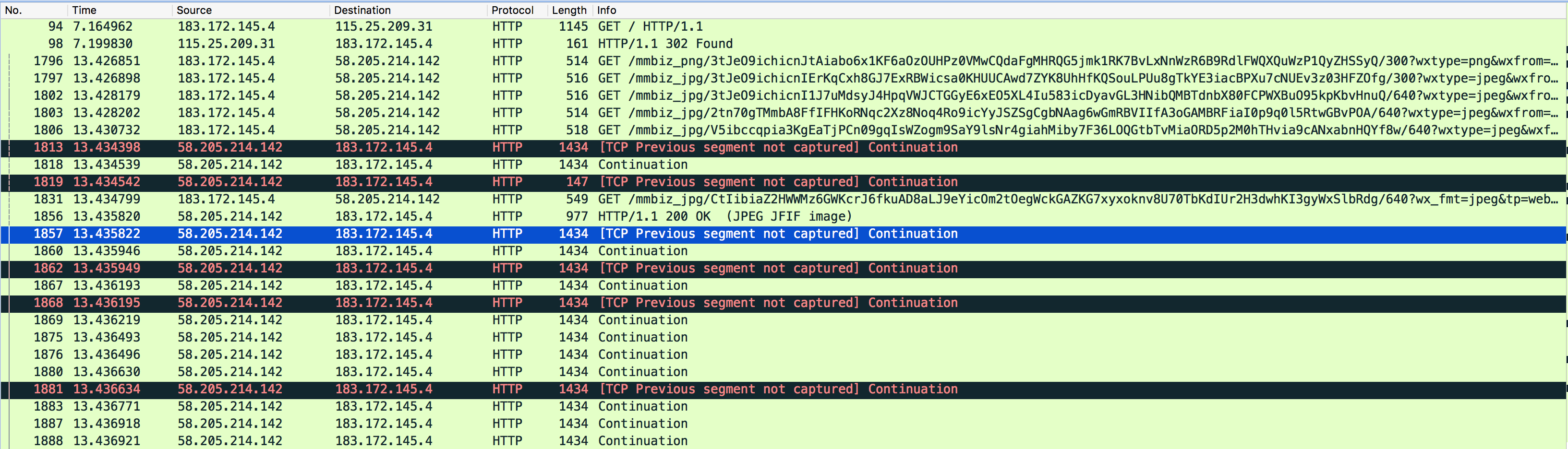 wireshark尝试抓包时找不到qrcode · Issue #404 · littlecodersh/ItChat · GitHub