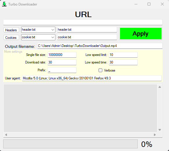GitHub - michal34512/TurboDownloader: Multithreaded video downloader (designed for MP4 and MPEG ...