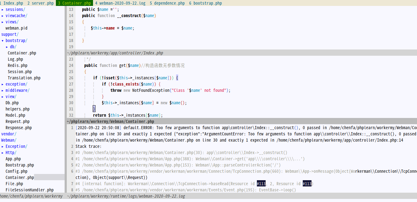建议作者大大将webman容器类，构造控制器的时候，考虑控制器有参数的情况 · Issue #39 · walkor/webman · GitHub