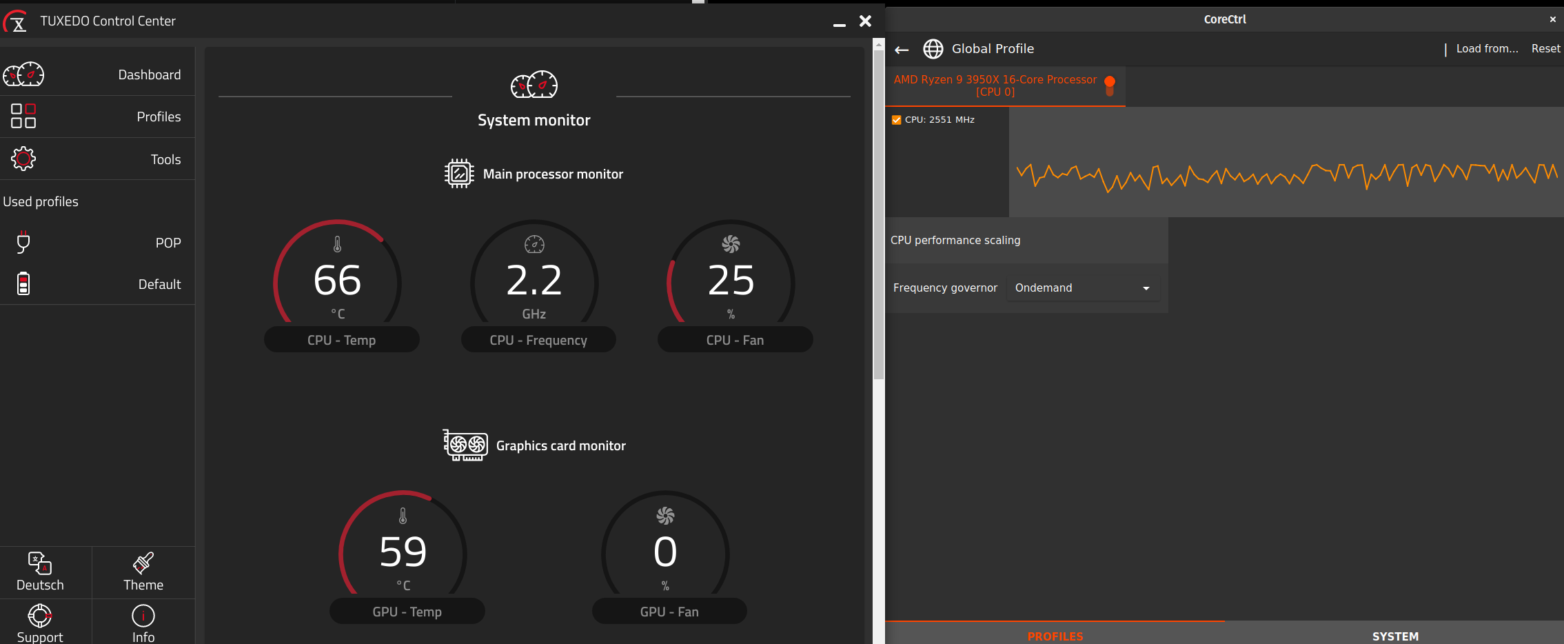 CPU Frequency not showing, unable to change profile · Issue #58 · tuxedocomputers/tuxedo-control ...