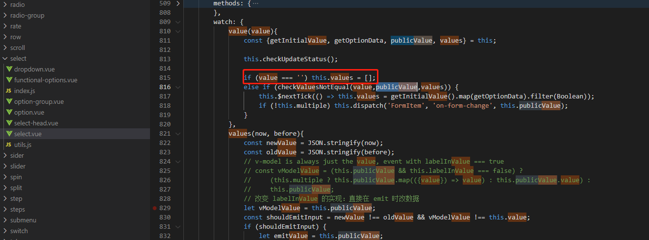 select options 循环的数组中添加一个[{label:'不限',value:''},...]，选择其他的选项后，然后在点击不限，select 没有把“不限”展示出来 · Issue ...
