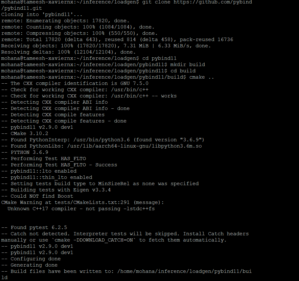 Facing issues with Pybind11 while setting MLperf inference on Jetson Xavier · Issue #1029 ...