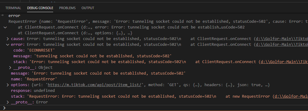 user method error · Issue #473 · drawrowfly/tiktok-scraper · GitHub