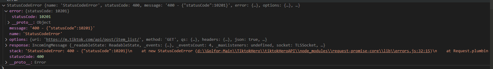 user method error · Issue #473 · drawrowfly/tiktok-scraper · GitHub