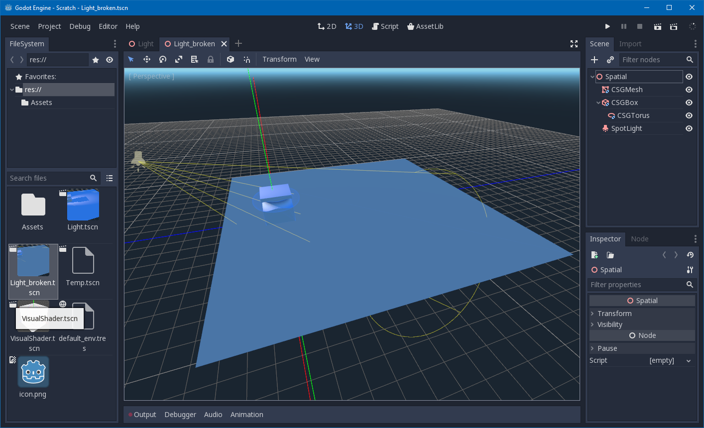 CSGMesh does not receive light if scale has 0 component · Issue #20251 ...