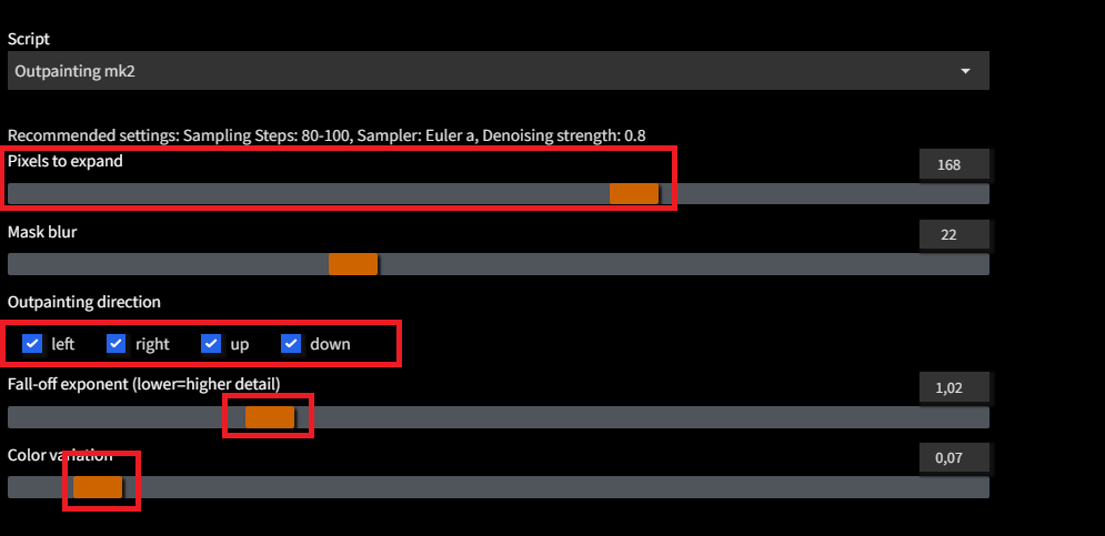 [Feature]: Expand generation parameters text files with Details about IMG2IMG and Outpainting ...
