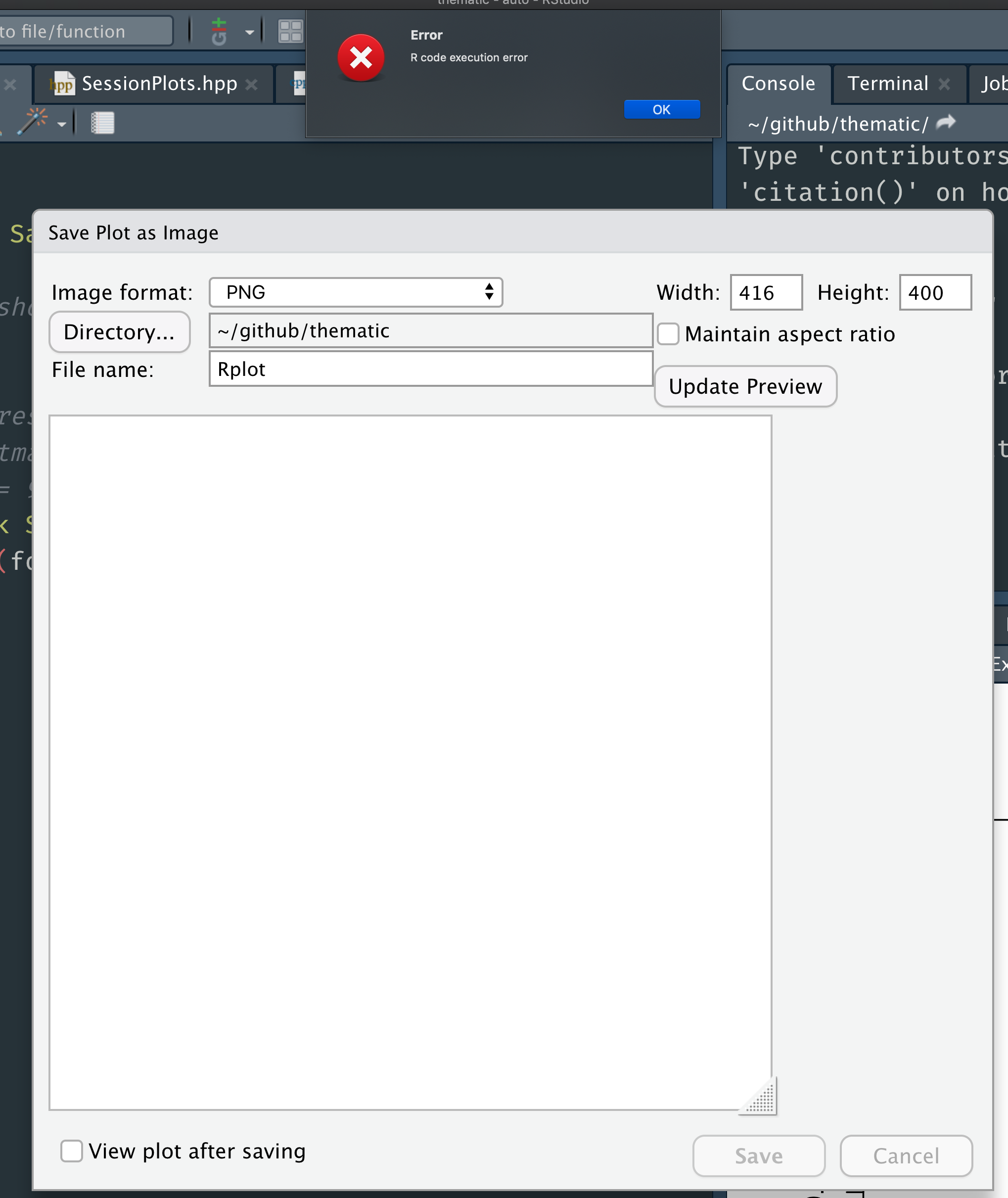 Plot saving doesn't work with AGG graphics device backend · Issue #6679 · rstudio/rstudio · GitHub