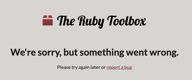 Search seems to be broken? · Issue #979 · rubytoolbox/rubytoolbox · GitHub