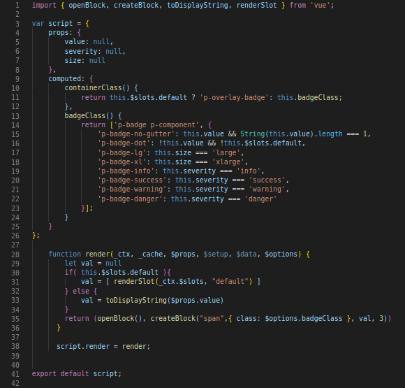 Slot Support For Badge Component · Issue 1207 · Primefaces Primevue · Github
