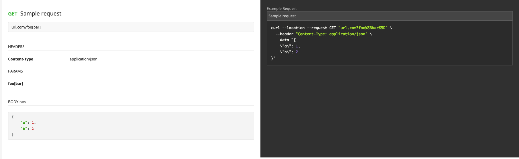 cURL Request Provided By Published Docs Not Functional With No ...