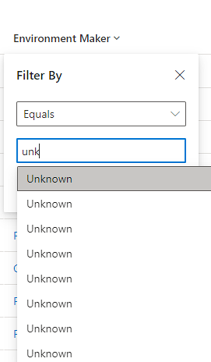 [coe Starter Kit Bug] Data Export Orphans Environment Maker Is Based On Created By Rather
