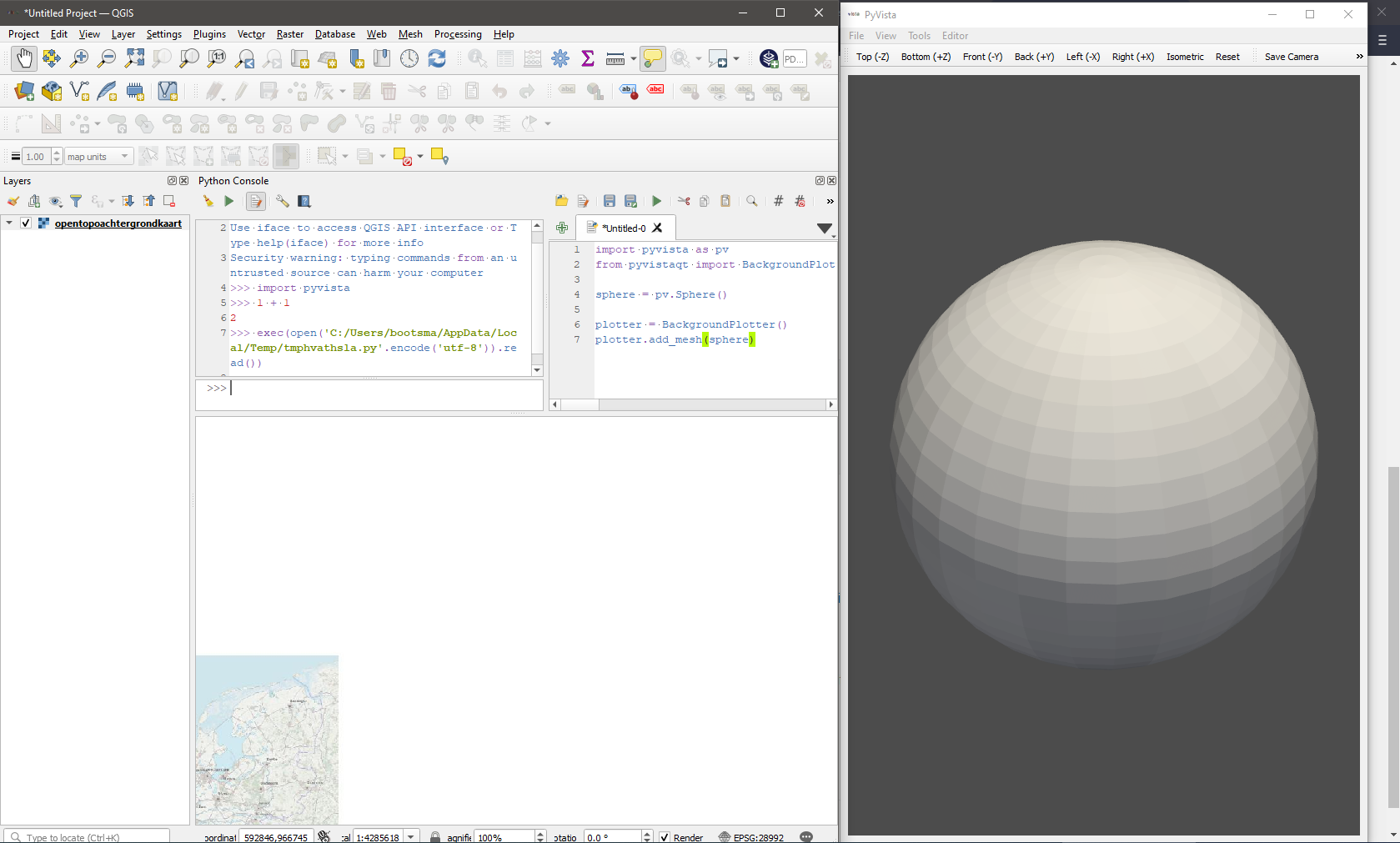 QGIS Plugin and Xarray Extension · Issue #629 · pyvista/pyvista · GitHub