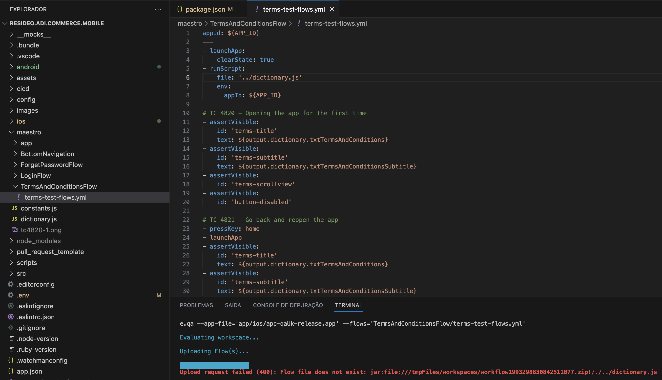 [Maestro cloud] Maestro cloud doesn’t recognize a file located in a folder above the flow ...