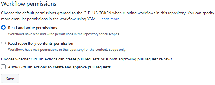 Default permissions granted to the GITHUB_TOKEN not respected · community · Discussion #40423 ...
