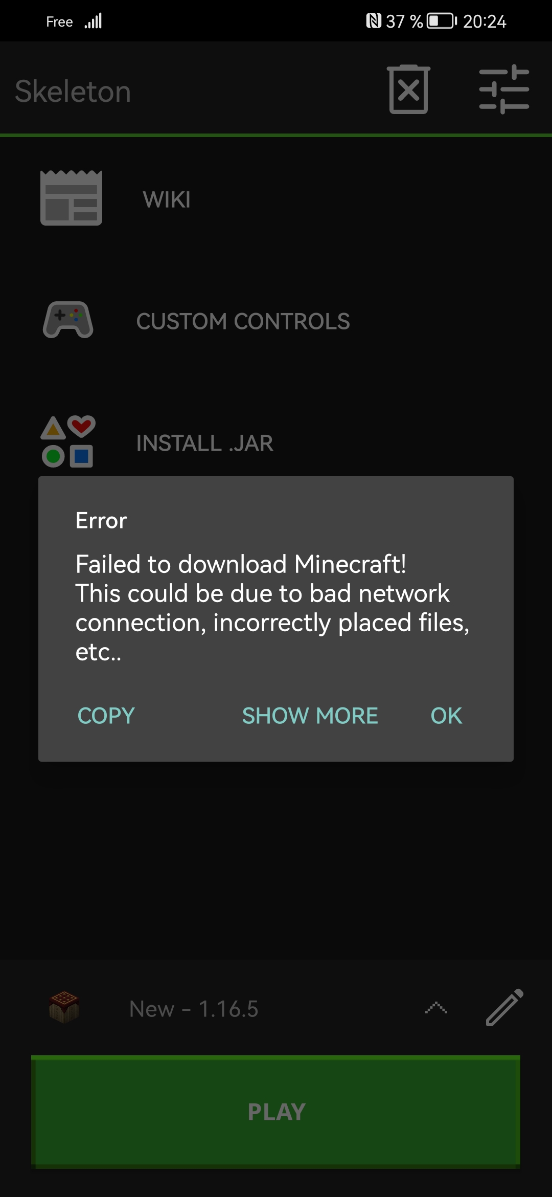 [BUG] game not wanting to load · Issue #4273 · PojavLauncherTeam/PojavLauncher · GitHub