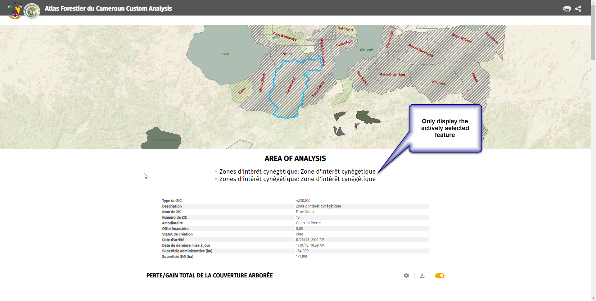 Display only selected AOI name in the report · Issue #508 · wri/gfw-mapbuilder · GitHub