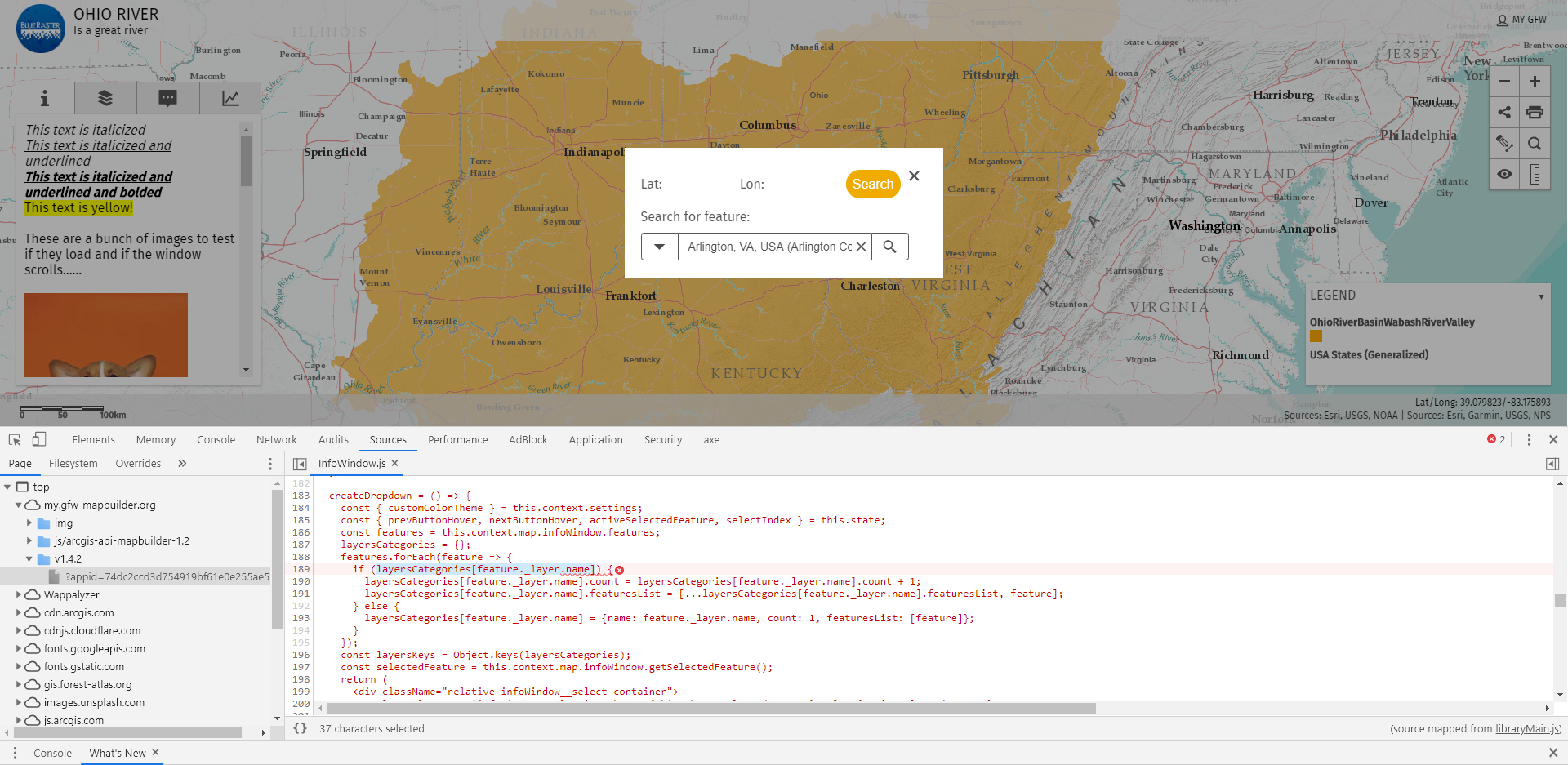 [Search and Upload Shape]: InfoWindow breaks when using geocoder · Issue #612 · wri/gfw ...