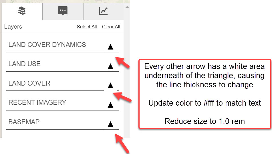 Styling Left Panel Expandcollapse Layer Caret · Issue 1118 · Wrigfw Mapbuilder · Github