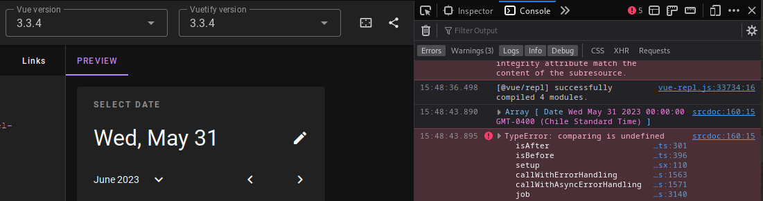 [Bug Report][3.3.4] VDatePicker doesn't set the correct timezone · Issue #17613 · vuetifyjs ...