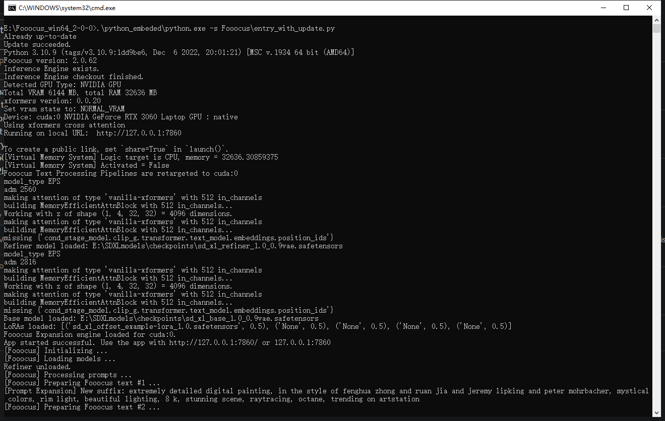 Regarding the slow drawing problem of Fooocus2.0.62. · Issue #421 · lllyasviel/Fooocus · GitHub