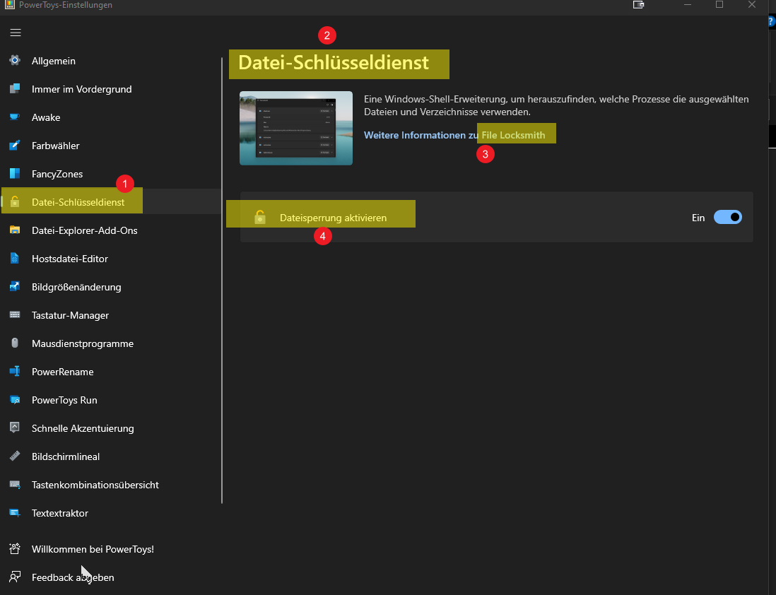 File Locksmith Wrong German Translations · Issue 21785 · Microsoftpowertoys · Github