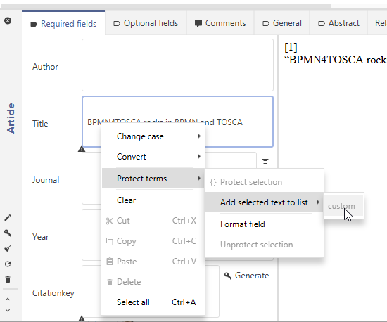 Fix Protected Terms Formatting · Issue 10415 · Jabref Jabref · Github