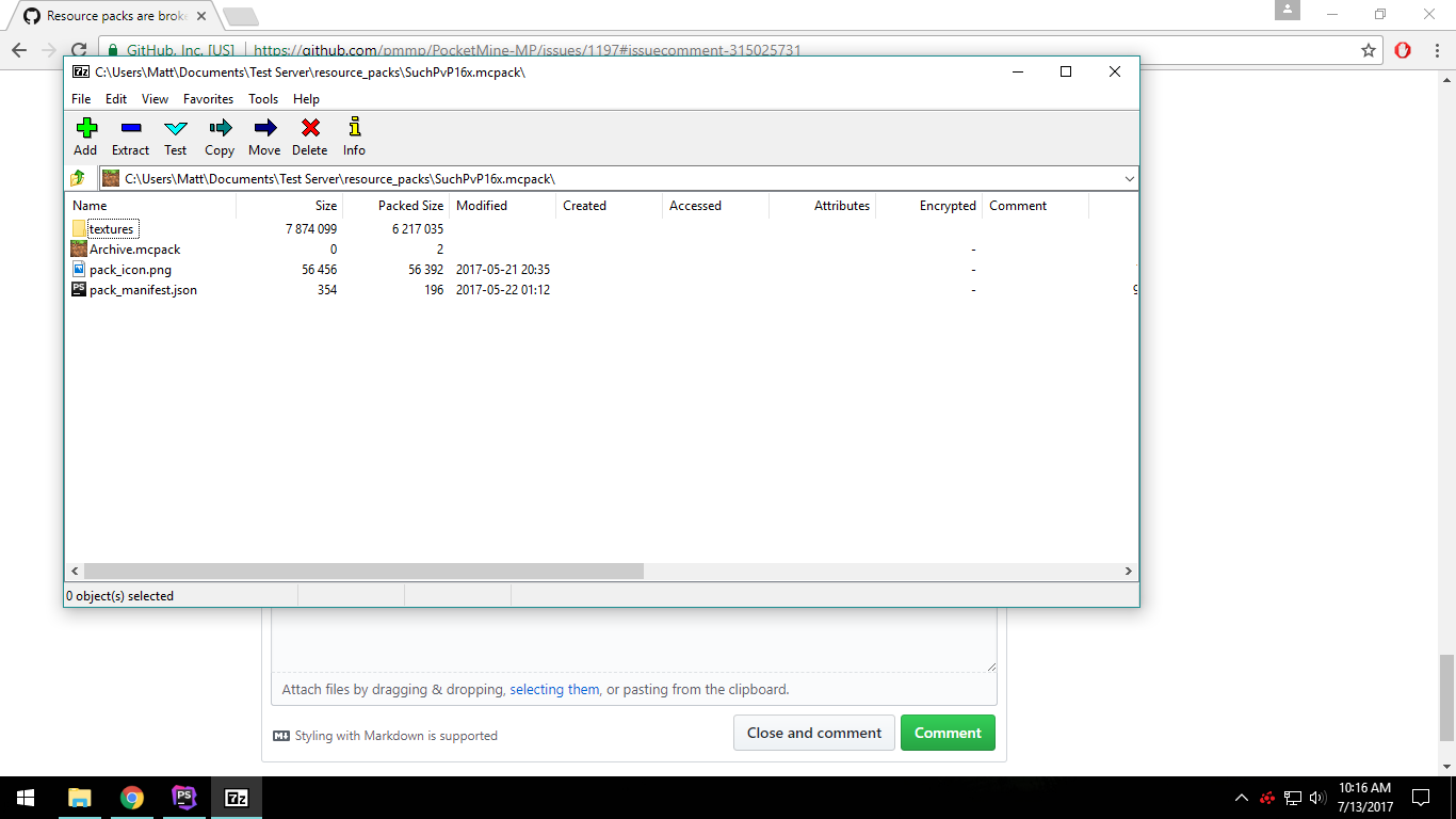 Resource packs are broken · Issue #1197 · pmmp/PocketMine-MP · GitHub