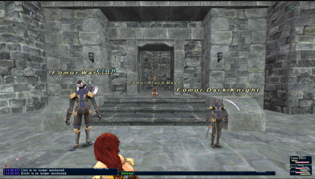 Party Fomor at the ladders shouldn't pace, they should be in static ...