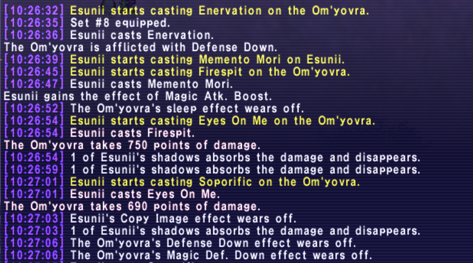 BLU Spell Enervation is not applying Magic Defense Bonus Down · Issue ...