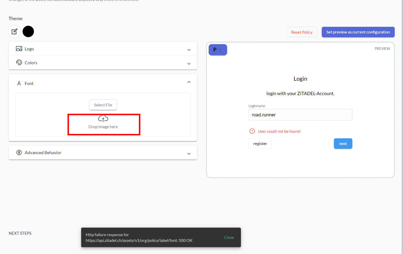 Upload font unclear · Issue #1888 · zitadel/zitadel · GitHub