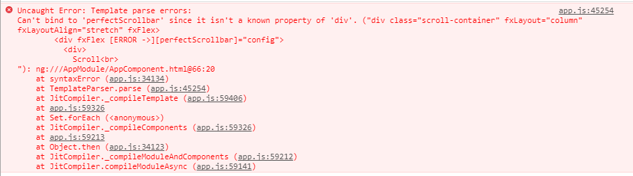 Can't bind to 'perfectScrollbar' · Issue #88 · zefoy/ngx-perfect ... Can't bind to 'perfectScrollbar' · Issue #88 · zefoy/ngx-perfect ...