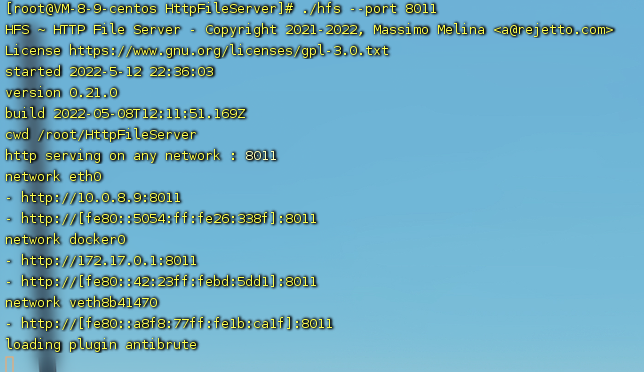 对于没有图像界面的Linux系统启动报错 · Issue #41 · rejetto/hfs · GitHub