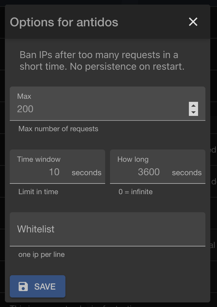 GitHub - rejetto/antidos: HFS plugin to ban IPs after too many requests in a short time