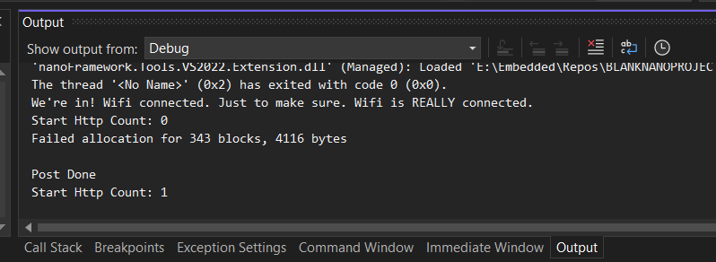 Subsequent Post Requests Fail To Send · Issue 1331 · Nanoframeworkhome · Github