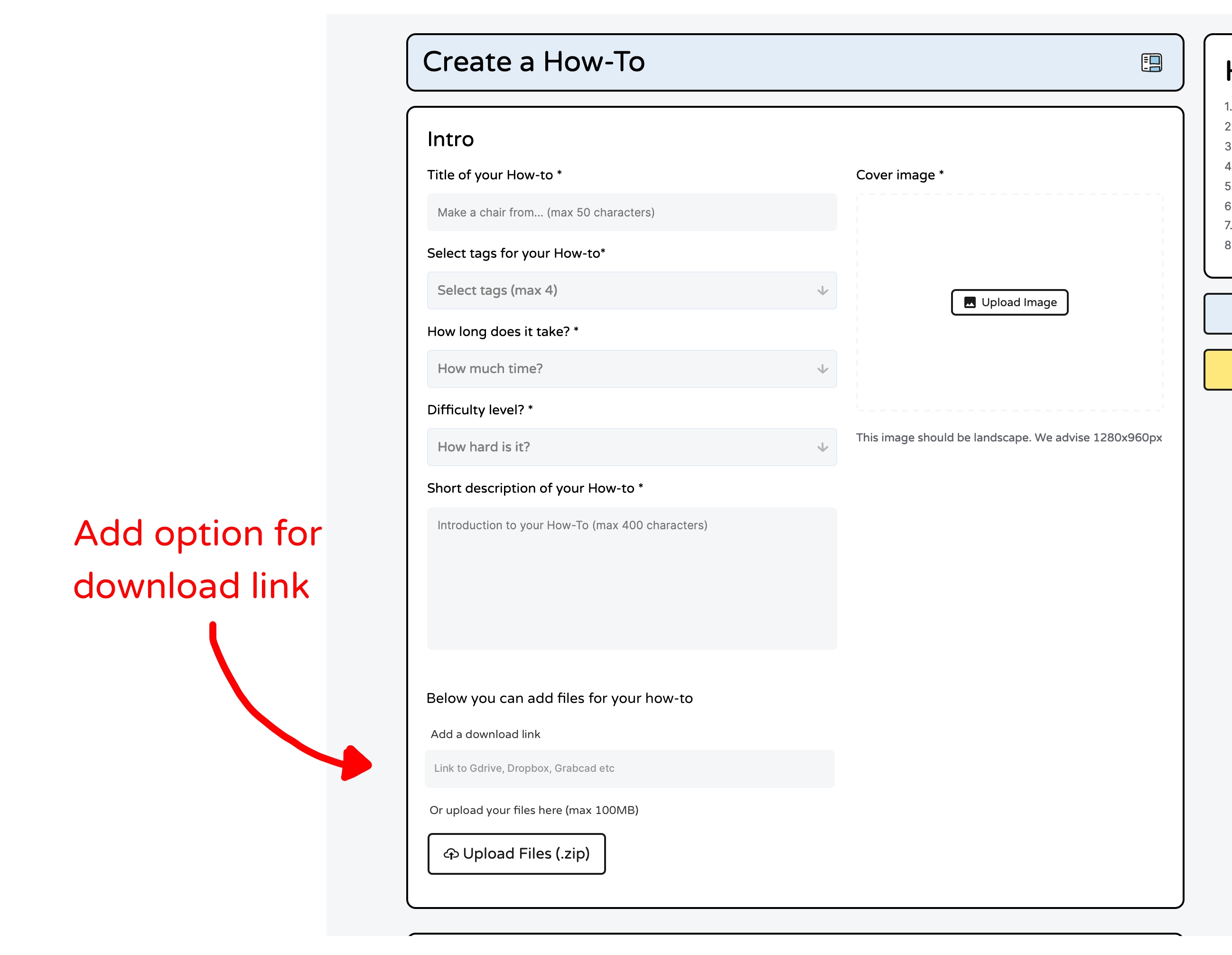 Add Option To Download Files From Link · Issue 1609 · Onearmy Community Platform · Github