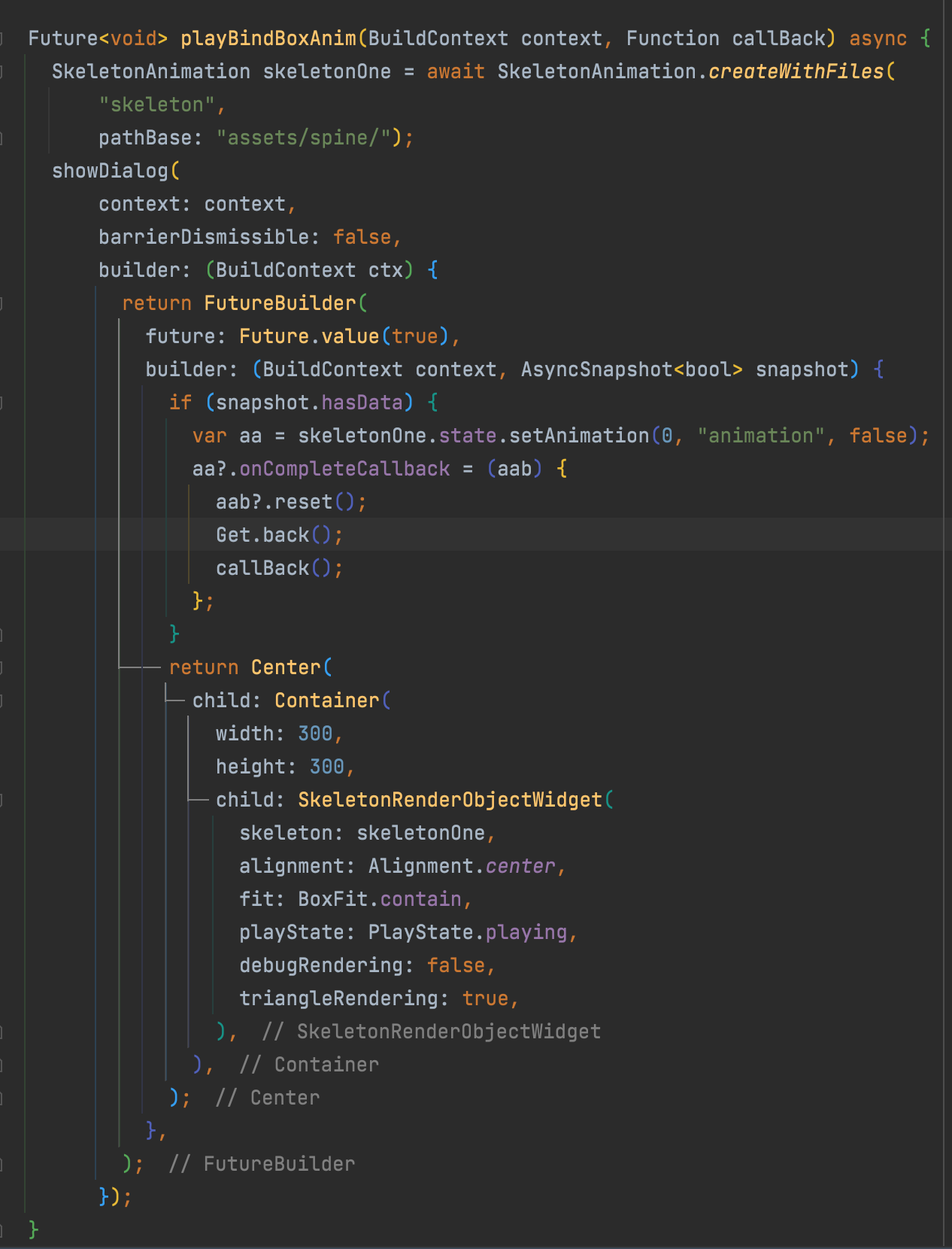 An error occurs when you remove the interface · Issue #9 · jtakakura/spine_flutter · GitHub