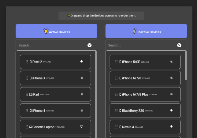 Search device list by display size · Issue #613 · responsively-org ...