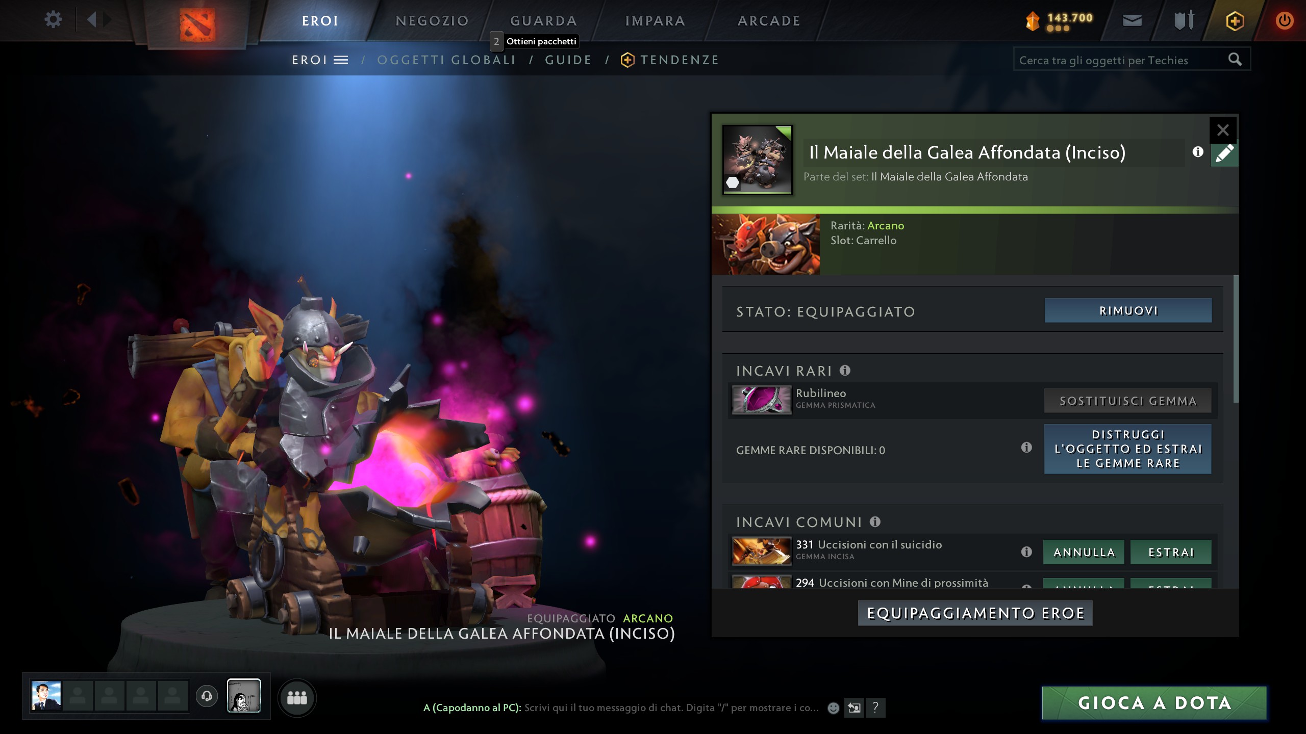 Swine of the Sunken Galley wagon custom prismatic gem not working anymore. · Issue #9734 ...