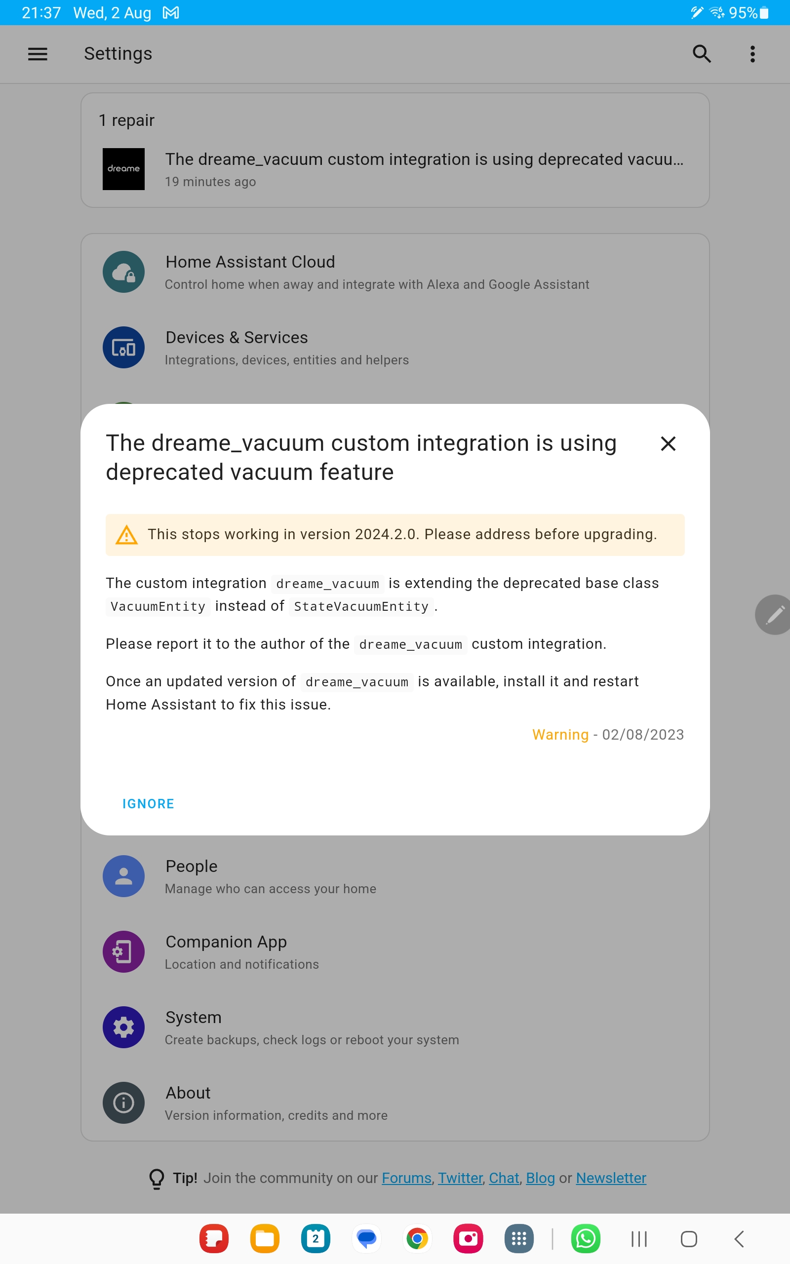 Entity name · Issue #171 · Tasshack/dreame-vacuum · GitHub