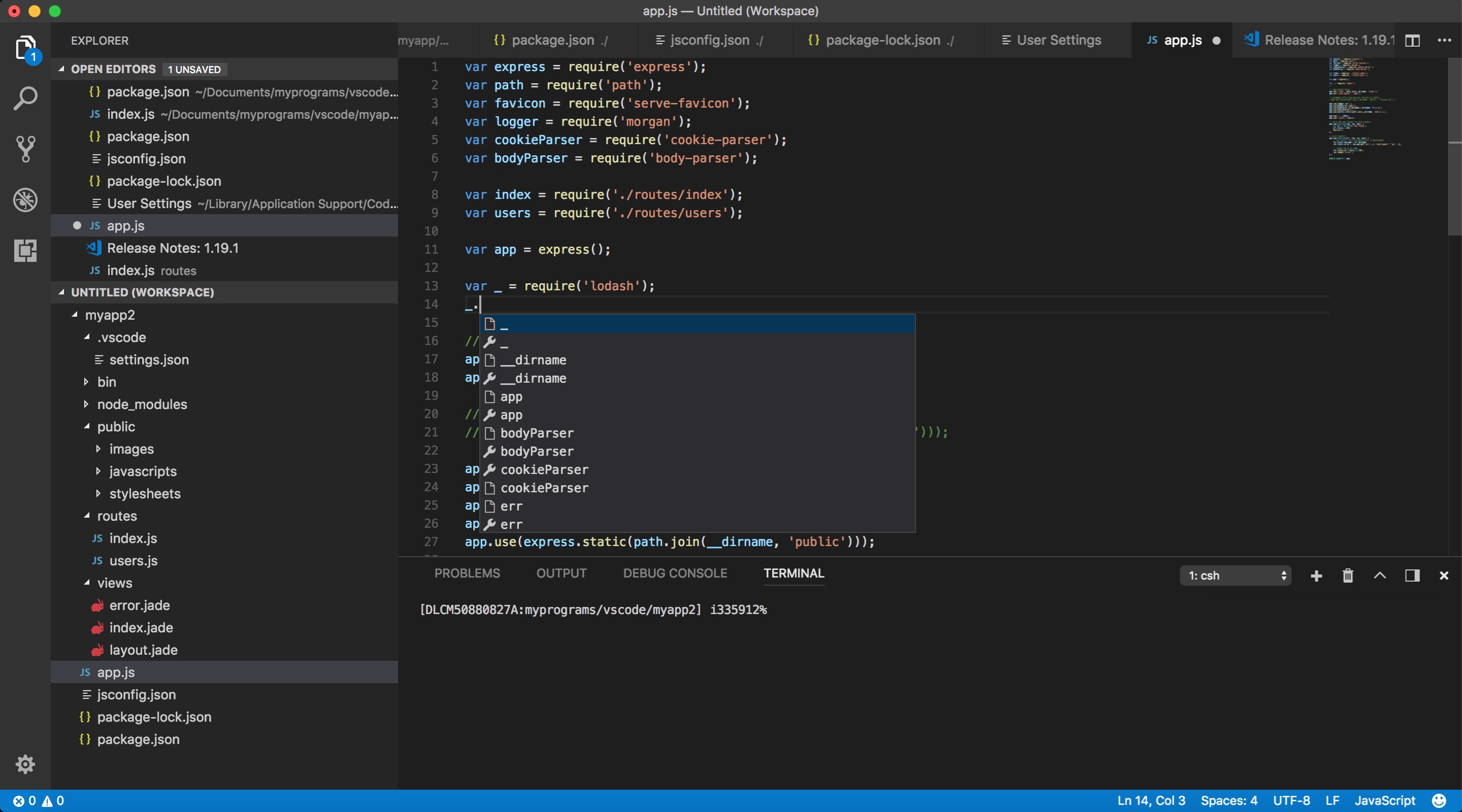 Intellisense not working for VSC 1.19 · Issue #41074 · microsoft/vscode · GitHub
