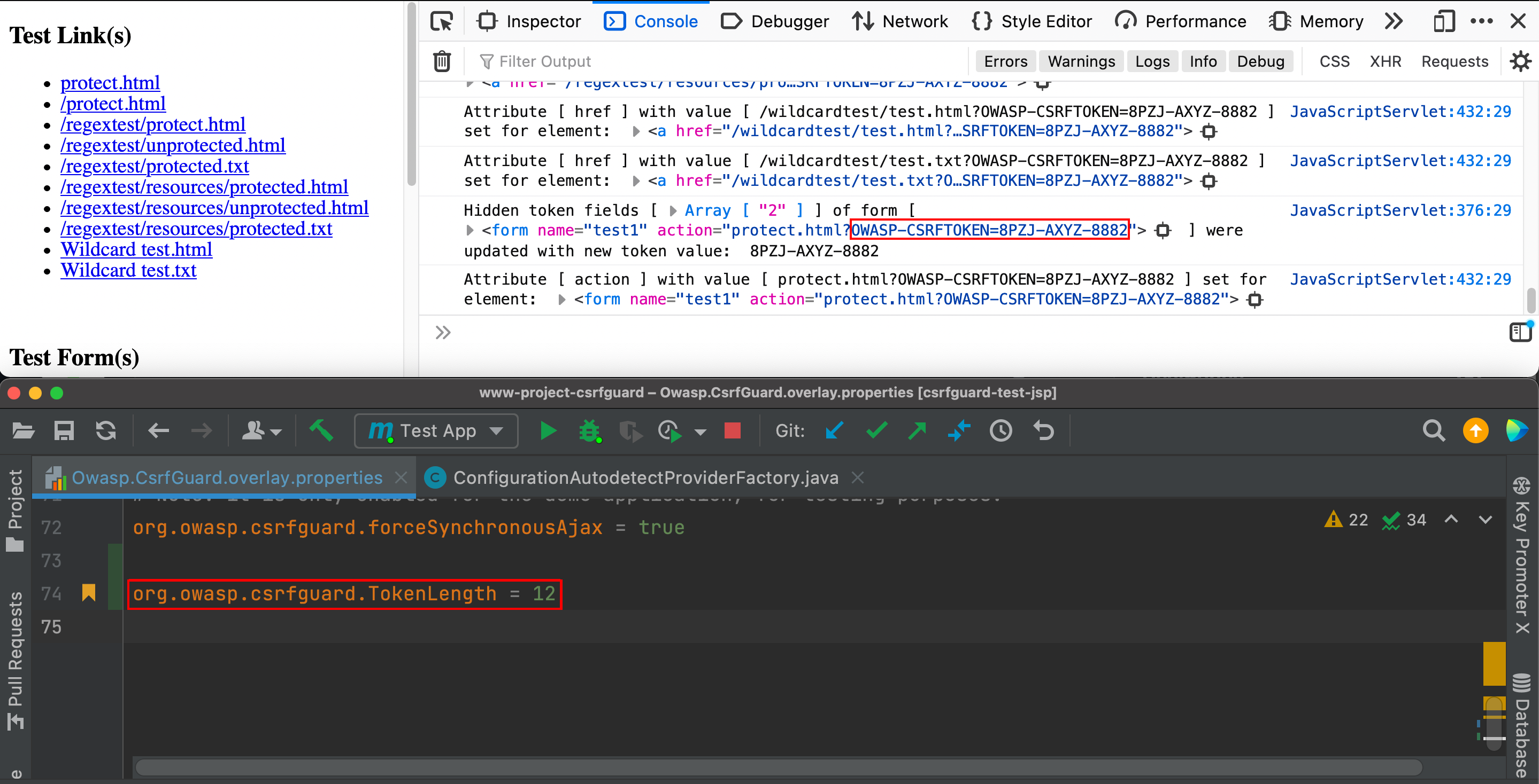 how to reload properties file in the server ? · Issue #18 · OWASP/www-project-csrfguard · GitHub